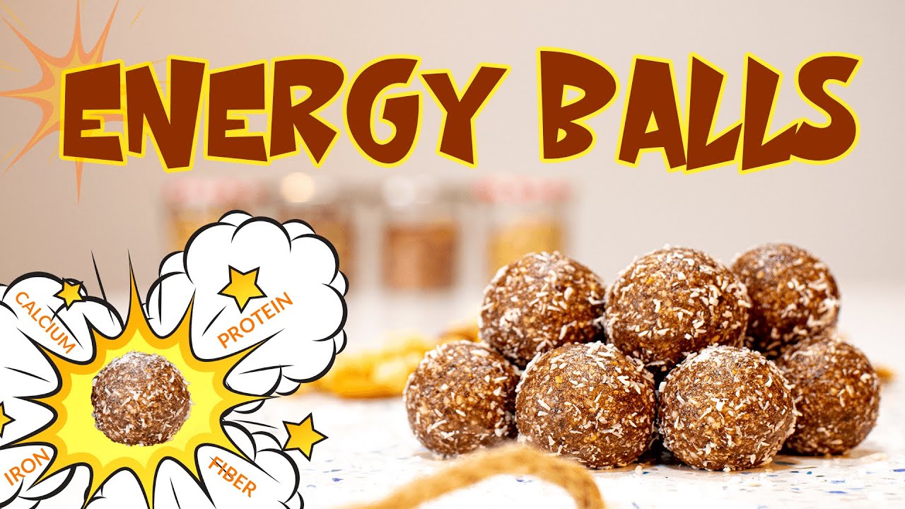 🍪 Energy Balls 🍪 (Easy to make nutrient packed balls made from Nuts and ...