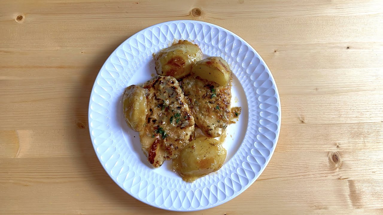 Greek Chicken Lemonato With Greek Style Roasted Potatoes - Cooking With ...