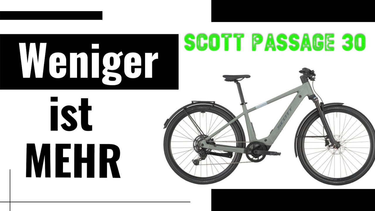 Scott Passage eRide 30. Ein leichtes E-Bike zum guten Kurs. - YouTube