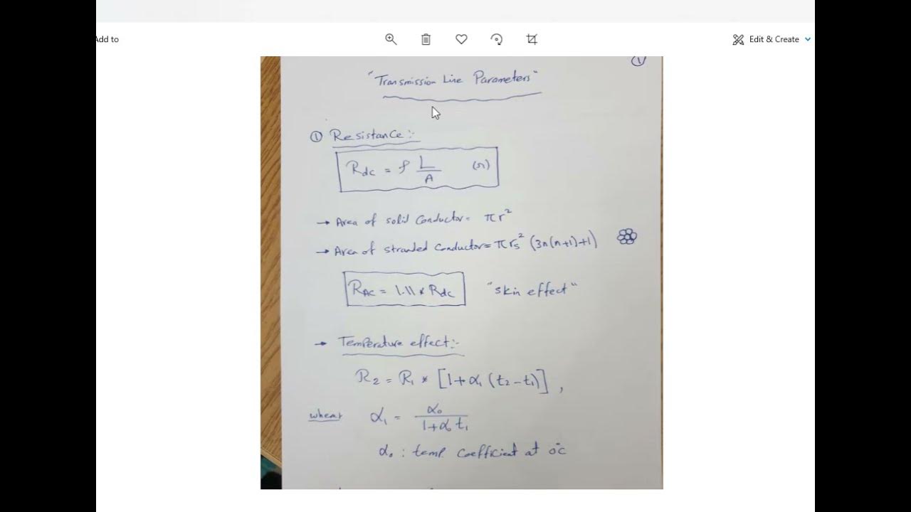Transmission line parameters - YouTube