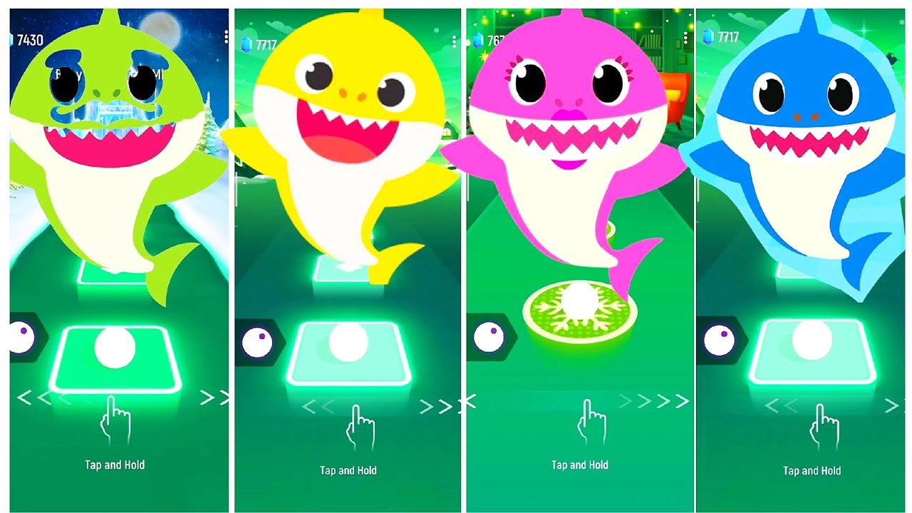 Baby Shark Pink 🆚 Baby Shark Yellow 🆚 Baby Shark Blue 🆚 Baby Shark ...