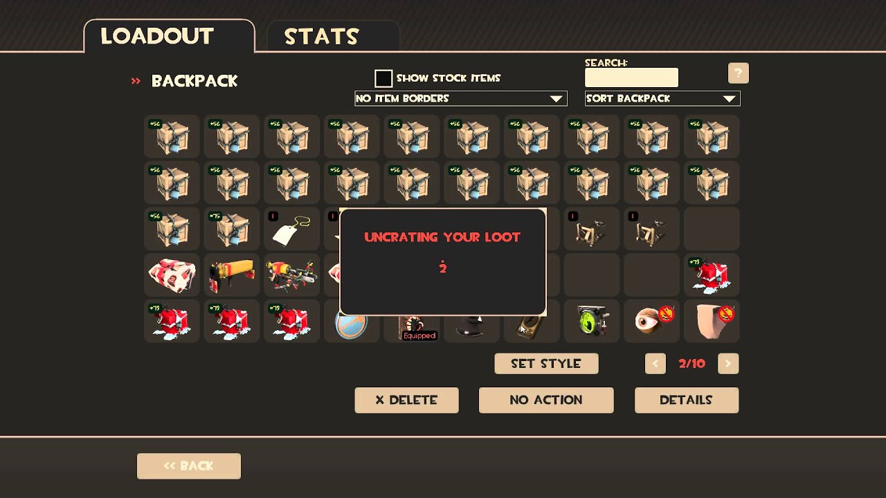 TF2: 5 Naughty winter crates #78 2013 Unboxing! - YouTube