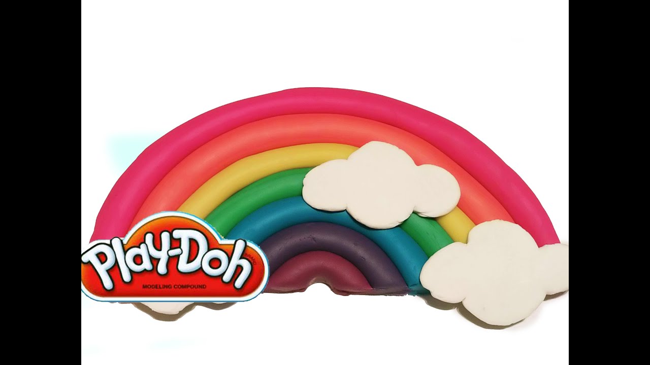 Play Doh Rainbow - Easy play dough rainbow by BIG BROTHER Kids - YouTube