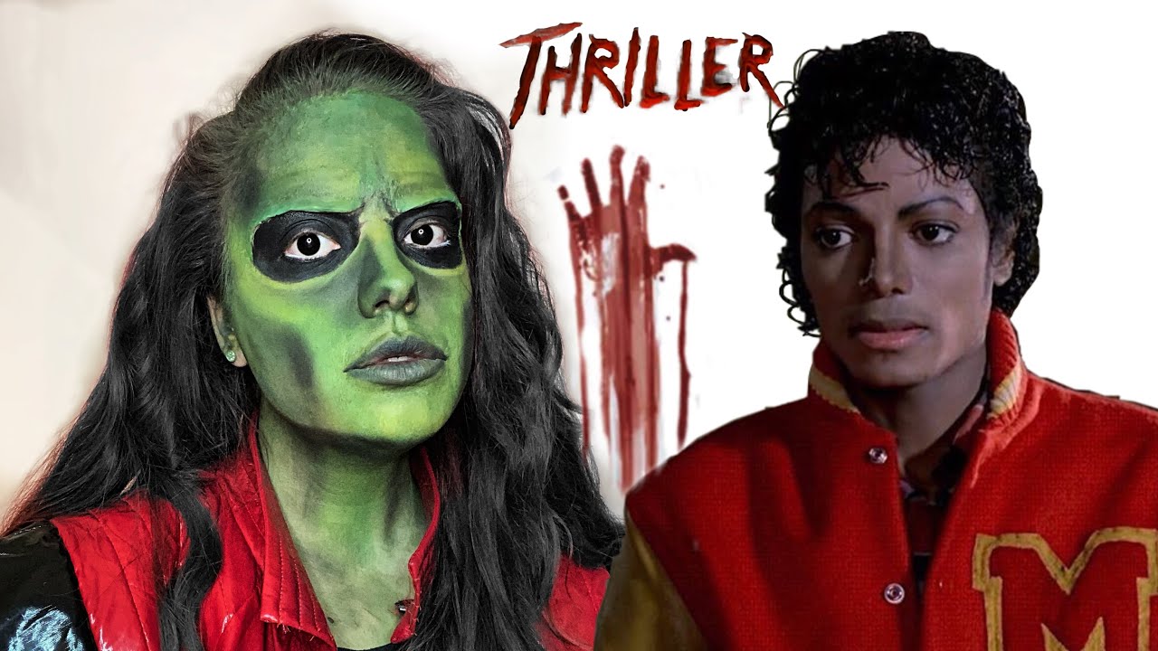 MICHAEL JACKSON’S THRILLER MAKEUP LOOK | Georgia Duhh - YouTube