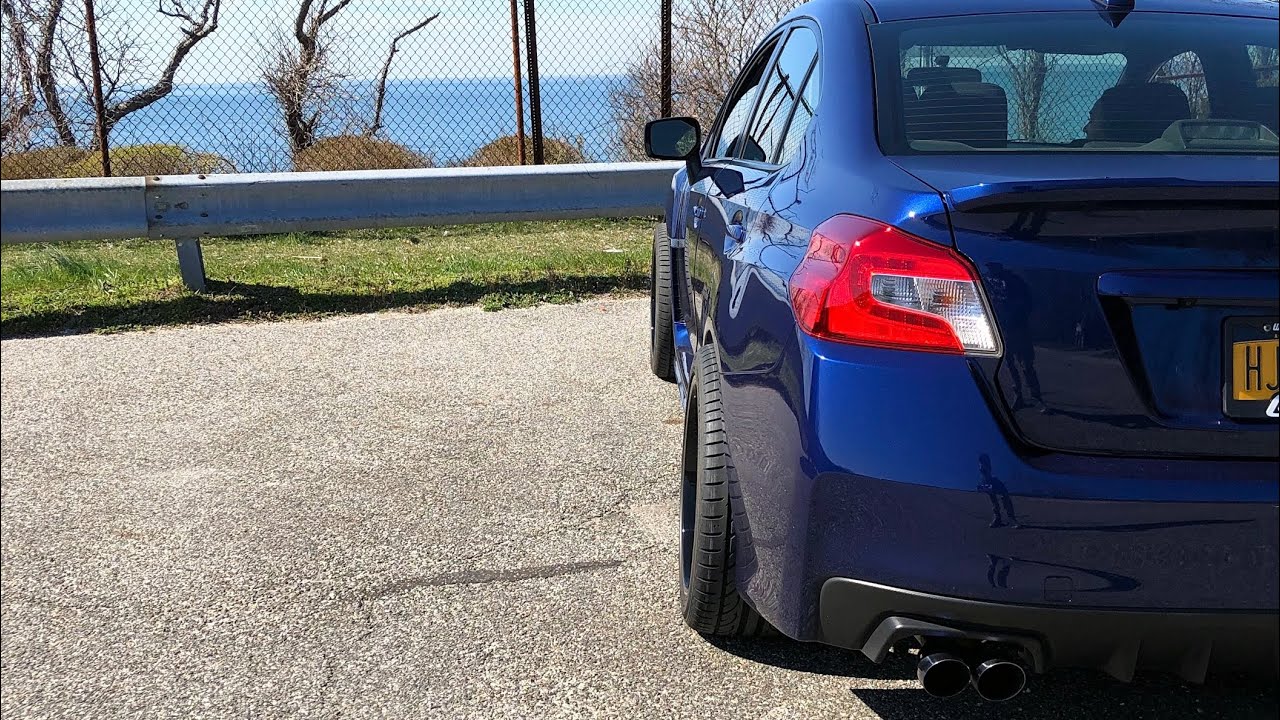 STRAIGHT PIPE WRX WITH BURBLE TUNE - YouTube