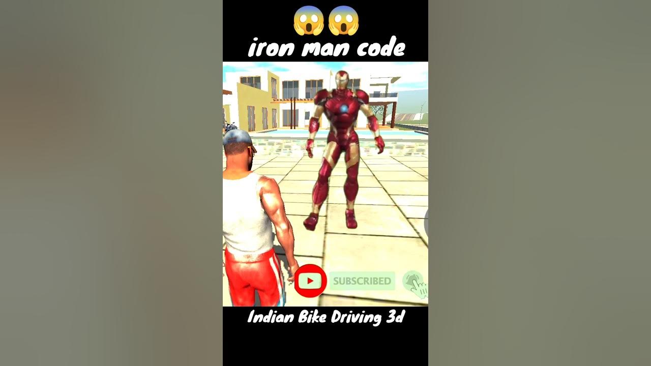iron man code indian bike 3d ||indian bike 3d game #shorts #ironman # ...