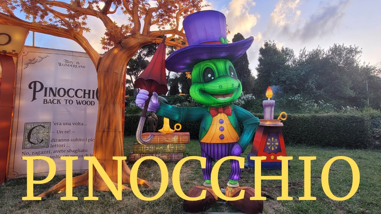 THIS IS WONDERLAND PINOCCHIO BACK TO WOOD NUOVA ATTRAZIONE ROMA EUR ...