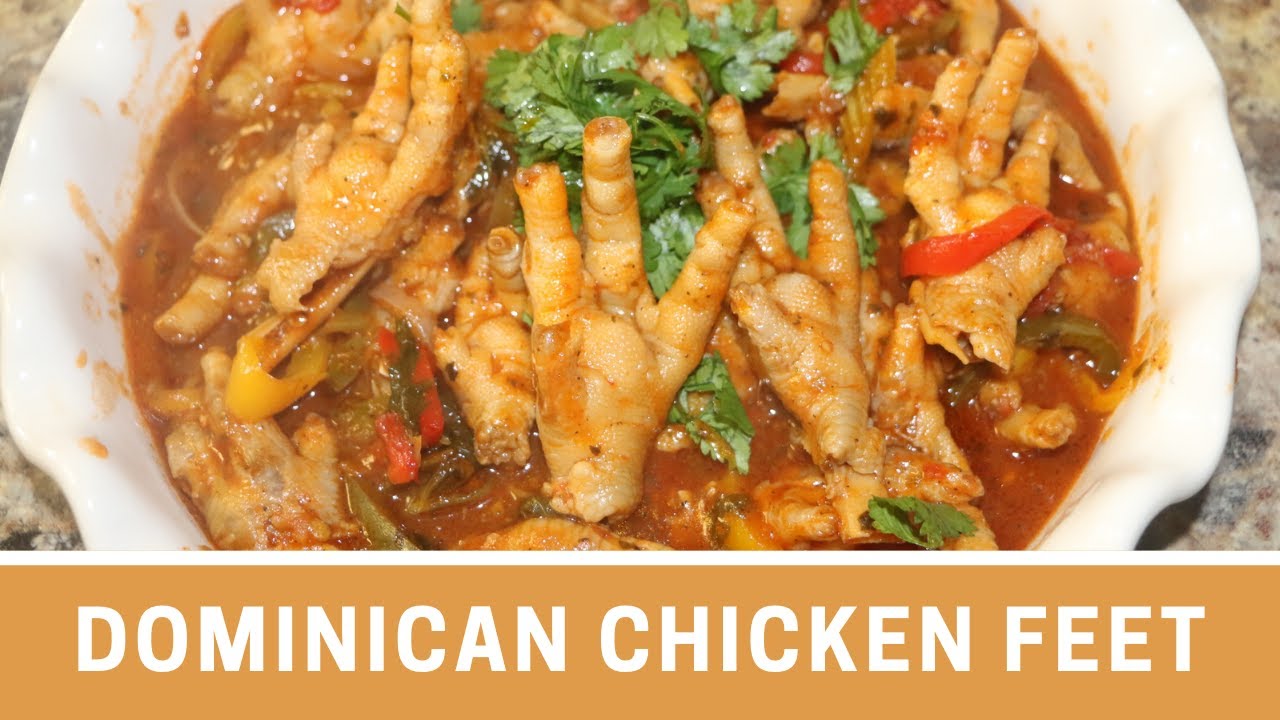 Easy Dominican chicken feet recipe | At home with Ros Emely - YouTube