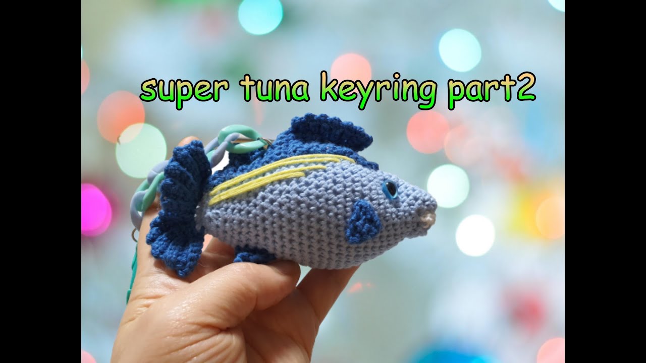 Tuna keyring 코바늘 amigurumi part2 - YouTube