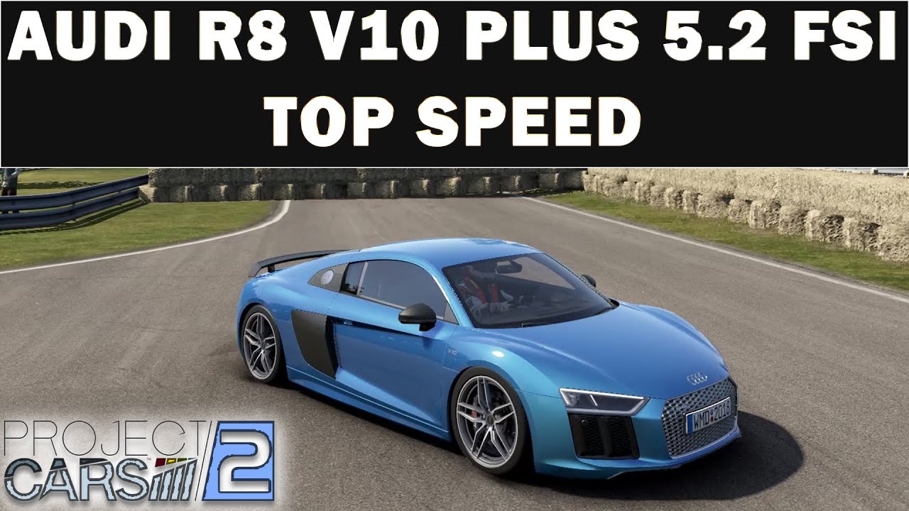 Audi R8 V10 plus 5.2 FSI Quattro Top Speed on the Historic Circuit of ...