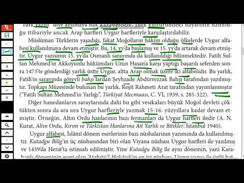 62-ÖABT ESKİ TÜRK DİLİ-UYGUR TÜRKÇESİ-UYGUR ALFABESİNİN KULLANIMI