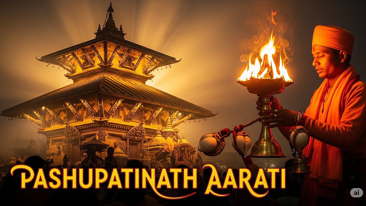 🕉️ पशुपतिनाथ सन्ध्या आरती 🕉️ SHREE PASHUPATINATH SANDHYA AARATI 🕉️ ...