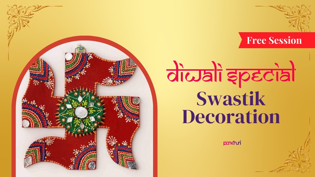 Diwali Special Swastik Decoration | Live Session | Ask Pankhuri - YouTube