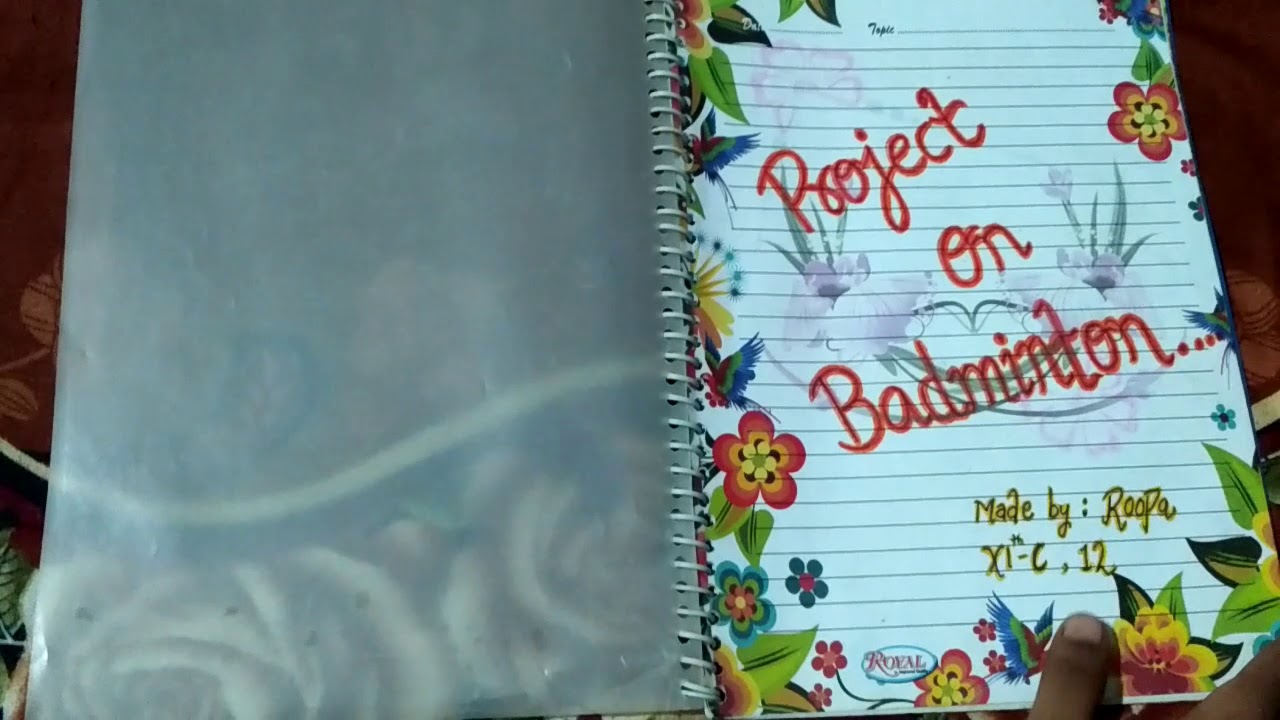 Project on Badminton - YouTube