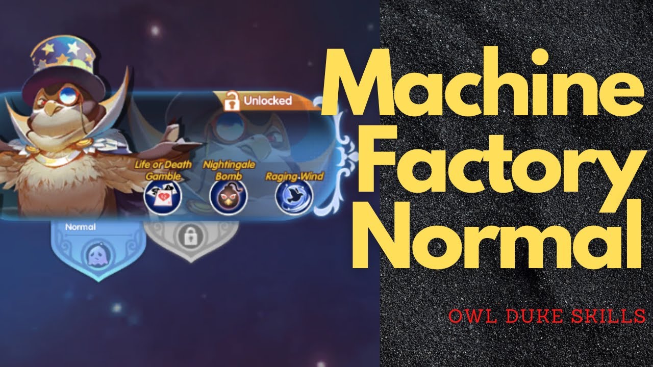 [ROX] Machine Factory Normal - Owl Duke Skills | Ragnarok X (EN) - YouTube