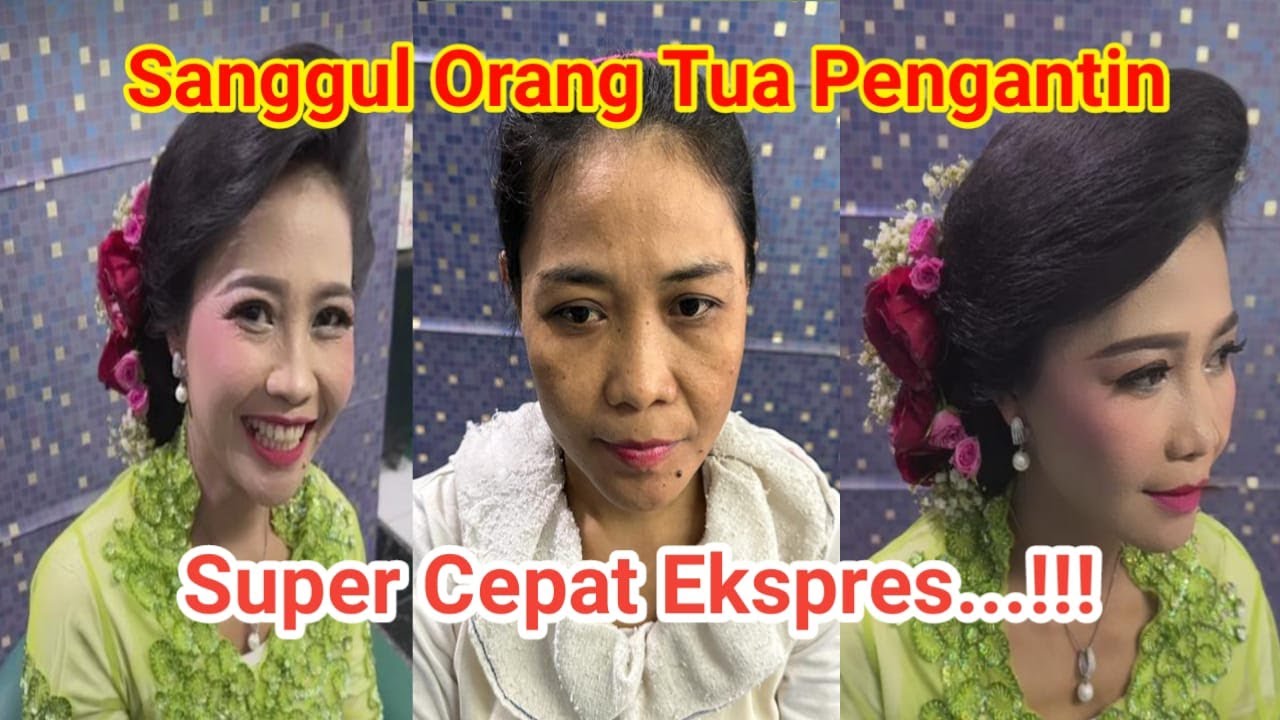Sanggul Orang Tua Pengantin Super Cepat Ekspres!!!@agustinasembiringMUA ...