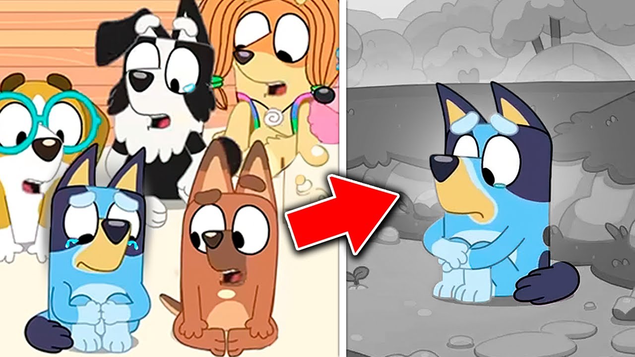 10 MOMENTOS Más TRISTES en Bluey 😭 - YouTube