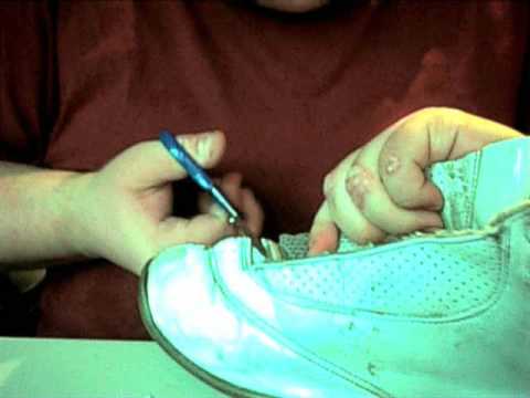 sneaker destruction part1 - YouTube