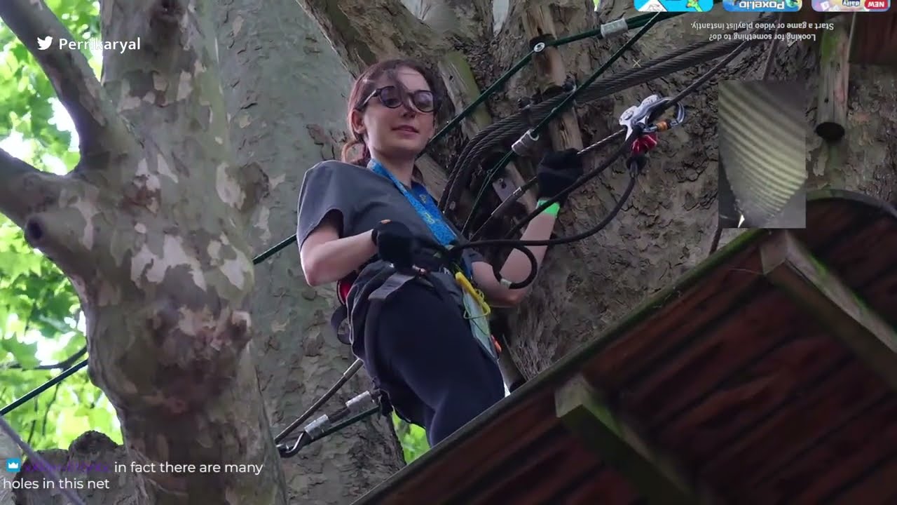 💛 AFRAID OF HEIGHTS 💛 TREE CLIMBING CHALLENGE 💛 READING CHAT IN AR ...