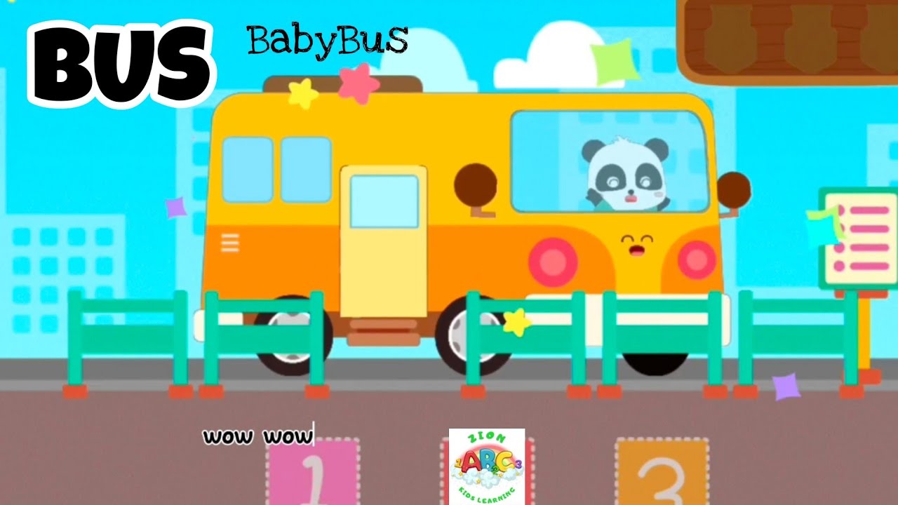 BabyBus Bus | Kids Video | Kids Learning | Educational Video for ...