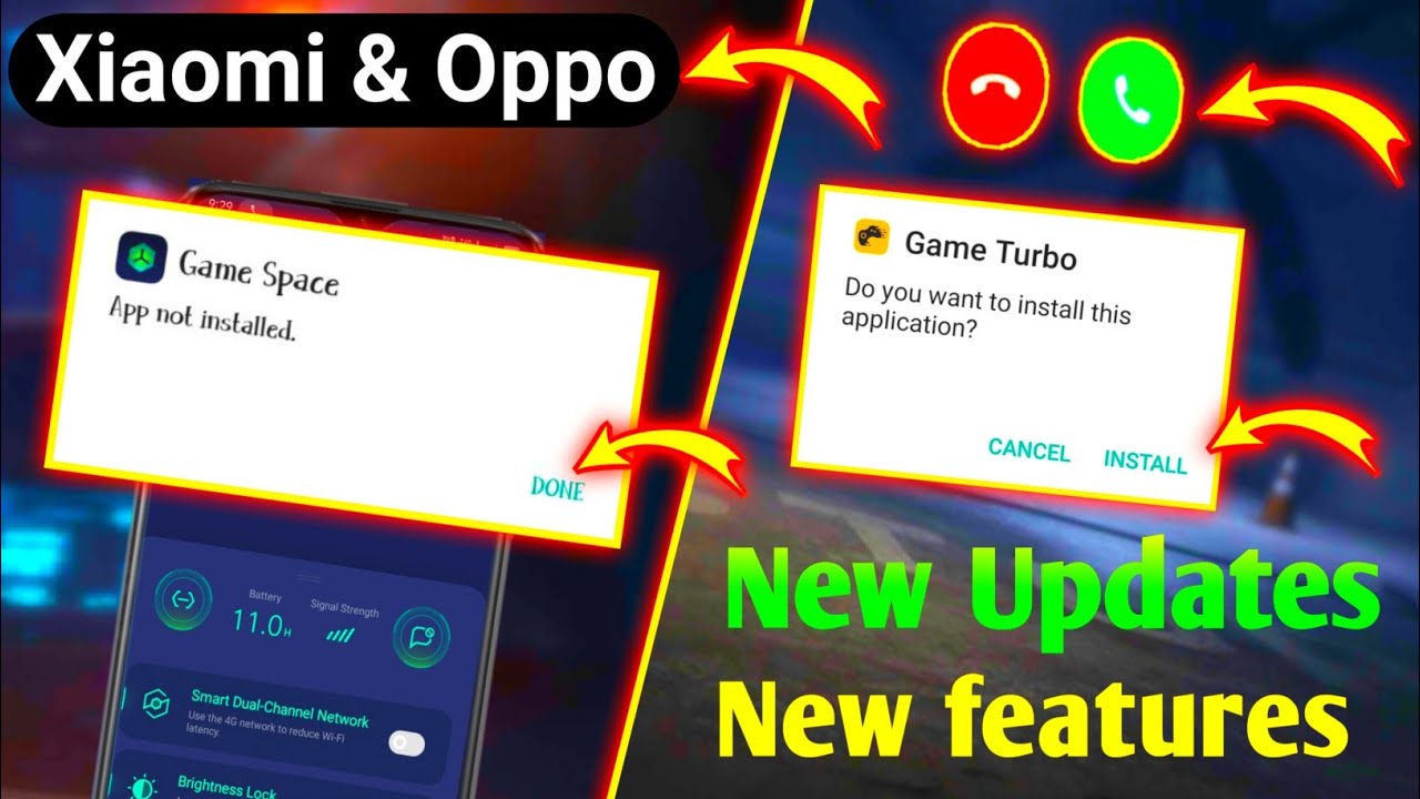 Xiaomi & Oppo Gaming Features Update problem solve || Game space or ...