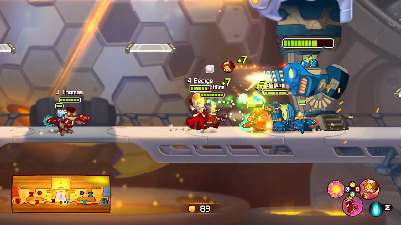 Awesomenauts - Voltar Gameplay - YouTube