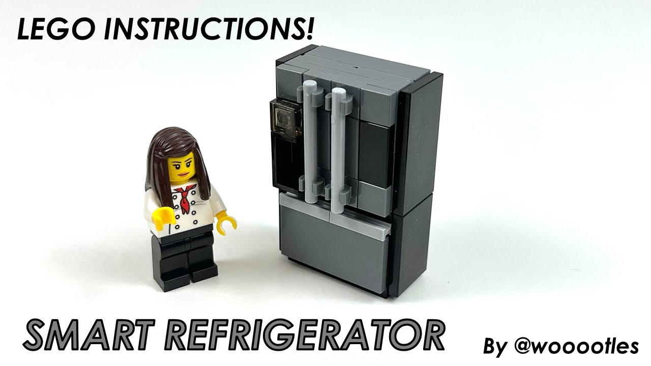 LEGO MOC with Tutorial: Smart Refrigerator - YouTube