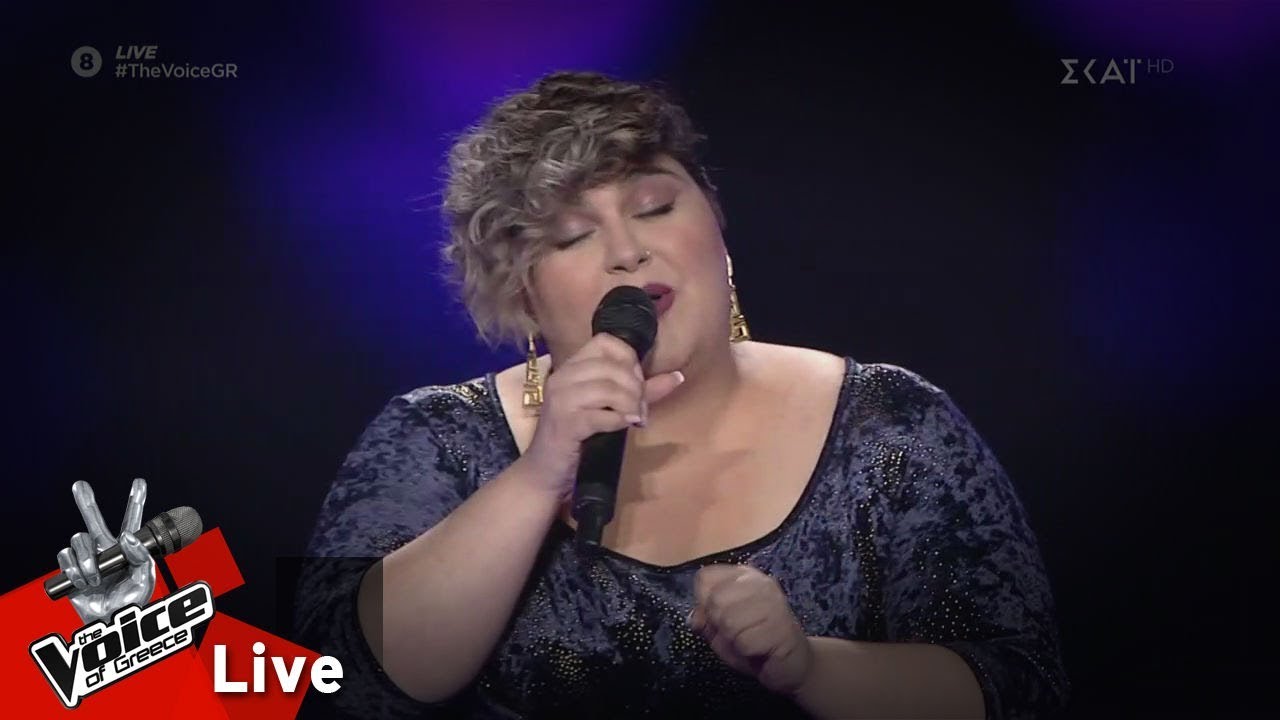 Κωνσταντίνα Υφαντή - Ανθρώπων έργα | 1o Live | The Voice of Greece ...