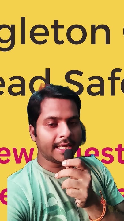 Is Singleton Class Thread Safe Double Locking In Java Tech Iq Lab Shorts Java