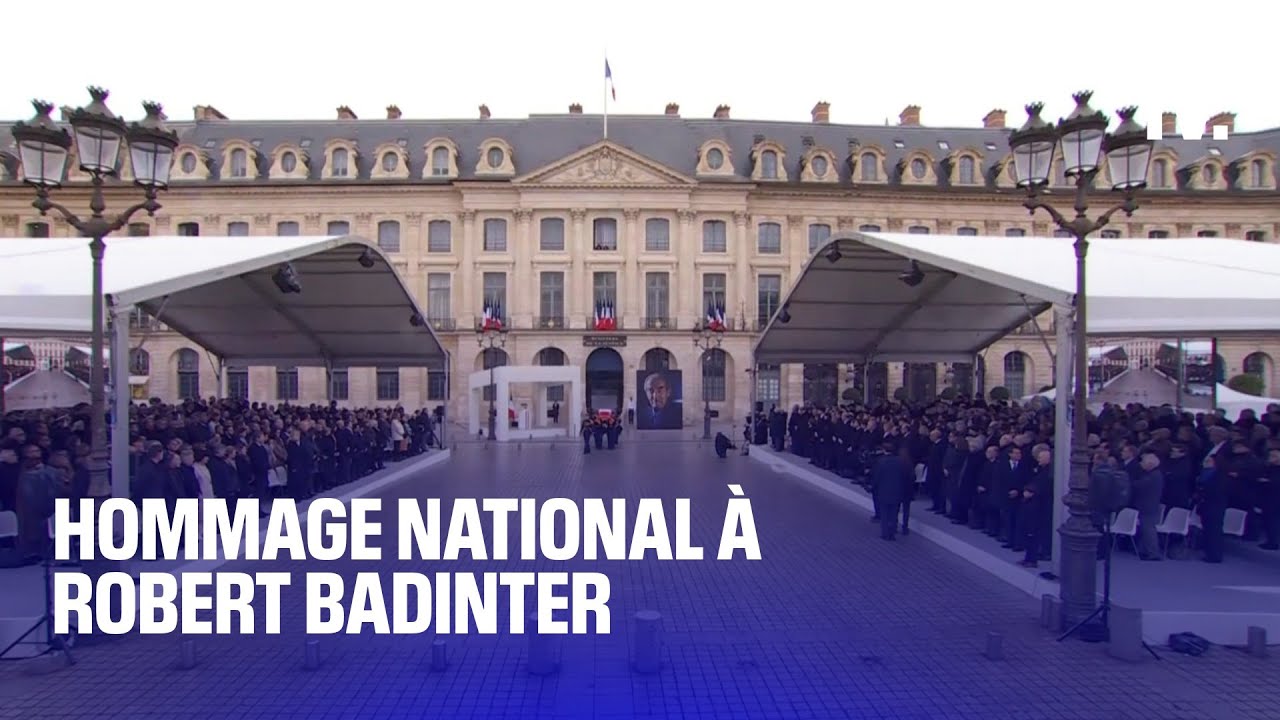 Les moments forts de l'hommage national à Robert Badinter - YouTube