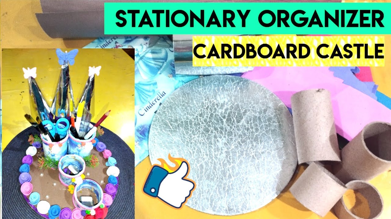 Stationary organizer | Handicraft | Old Vs new stationary challenge ...