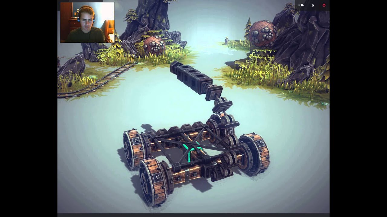 Besiege Levels! | Roll-proof car, Massive Turret, and Scorpion! - YouTube