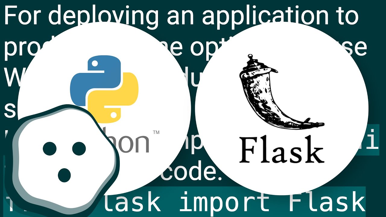 Flask at first run: Do not use the development server in a production ...