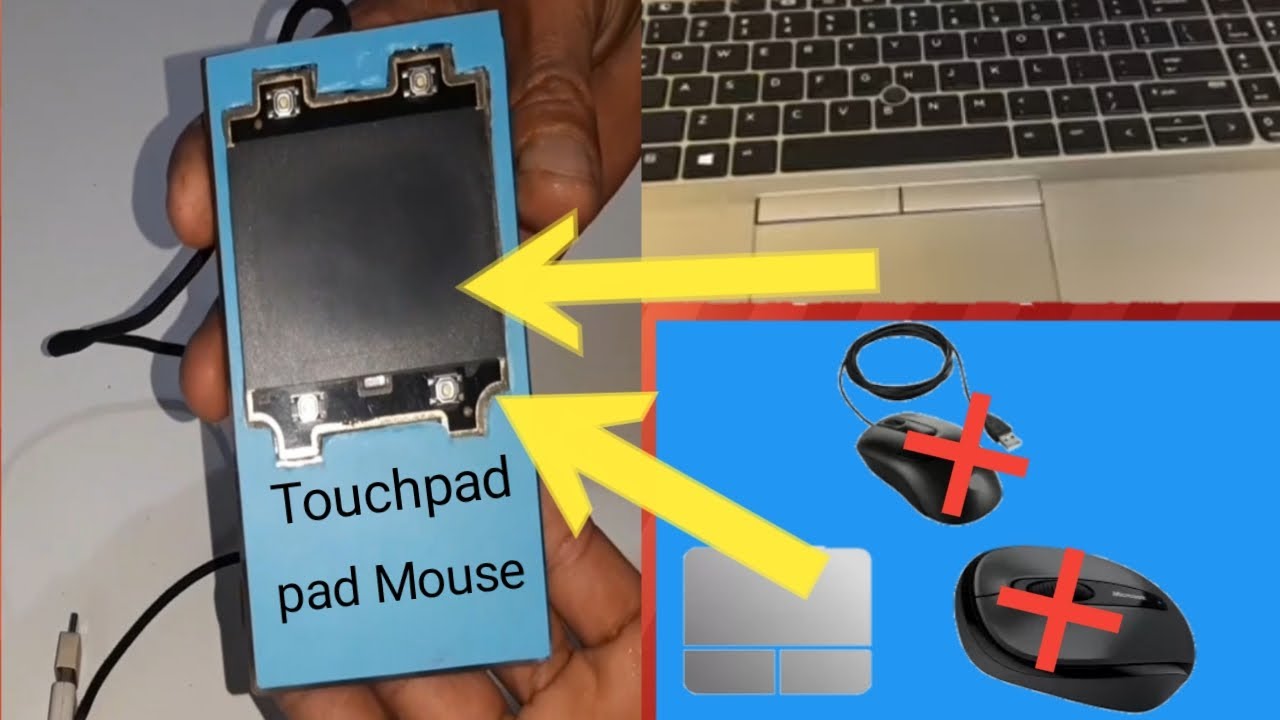 Computer laptop PC Mouse and Android mobile mouse how to homemade ...