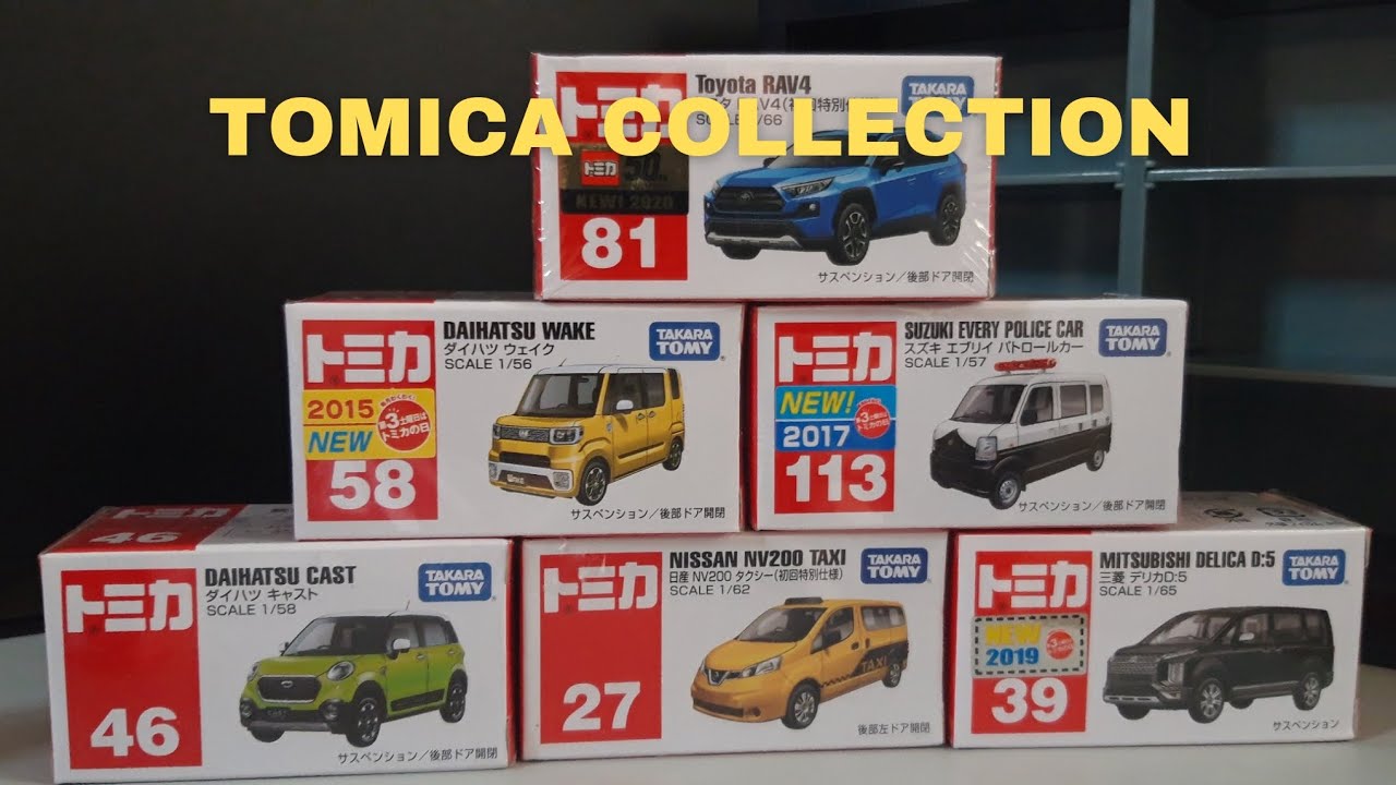 TOMICA COLLECTION 27.39.46.58.81.113 - YouTube