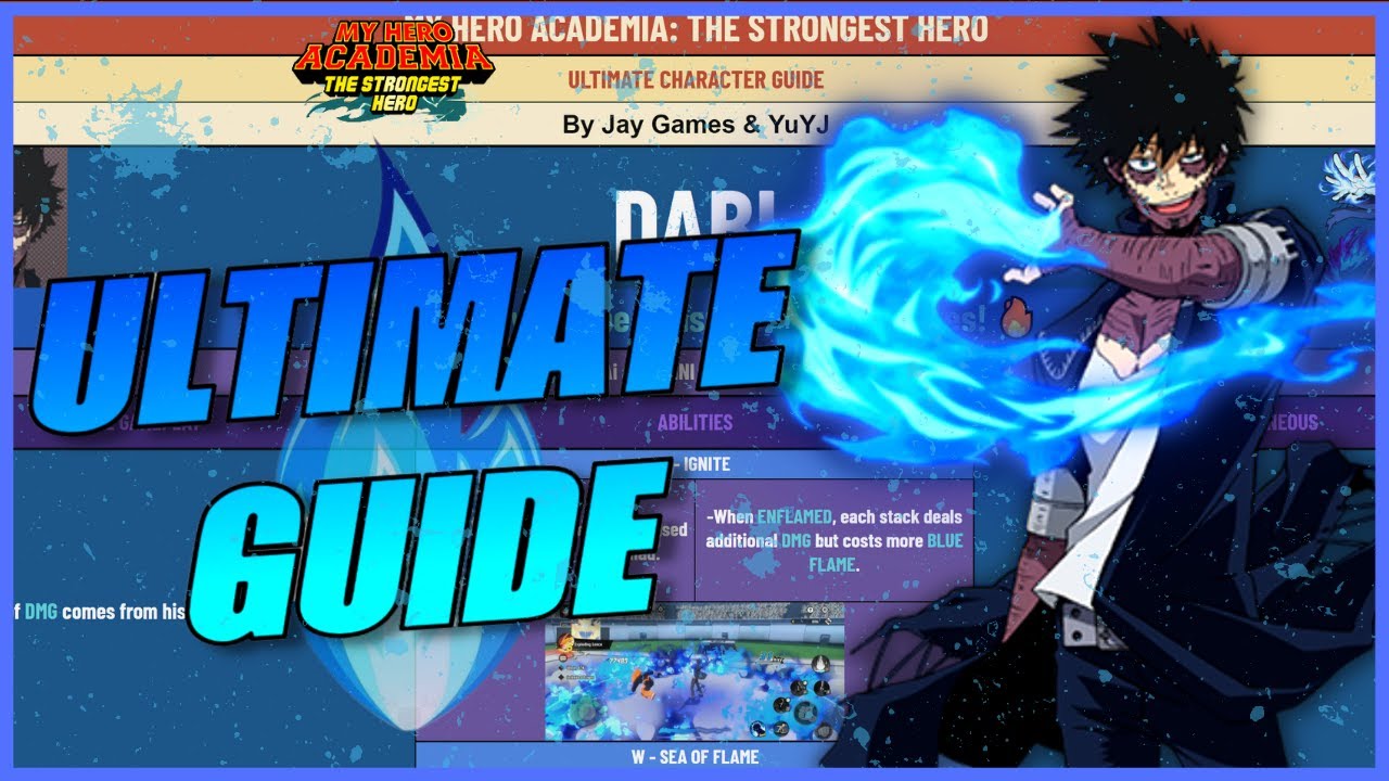 DABI'S ULTIMATE GUIDE! w/YuYJ - My Hero Academia: The Strongest Hero ...