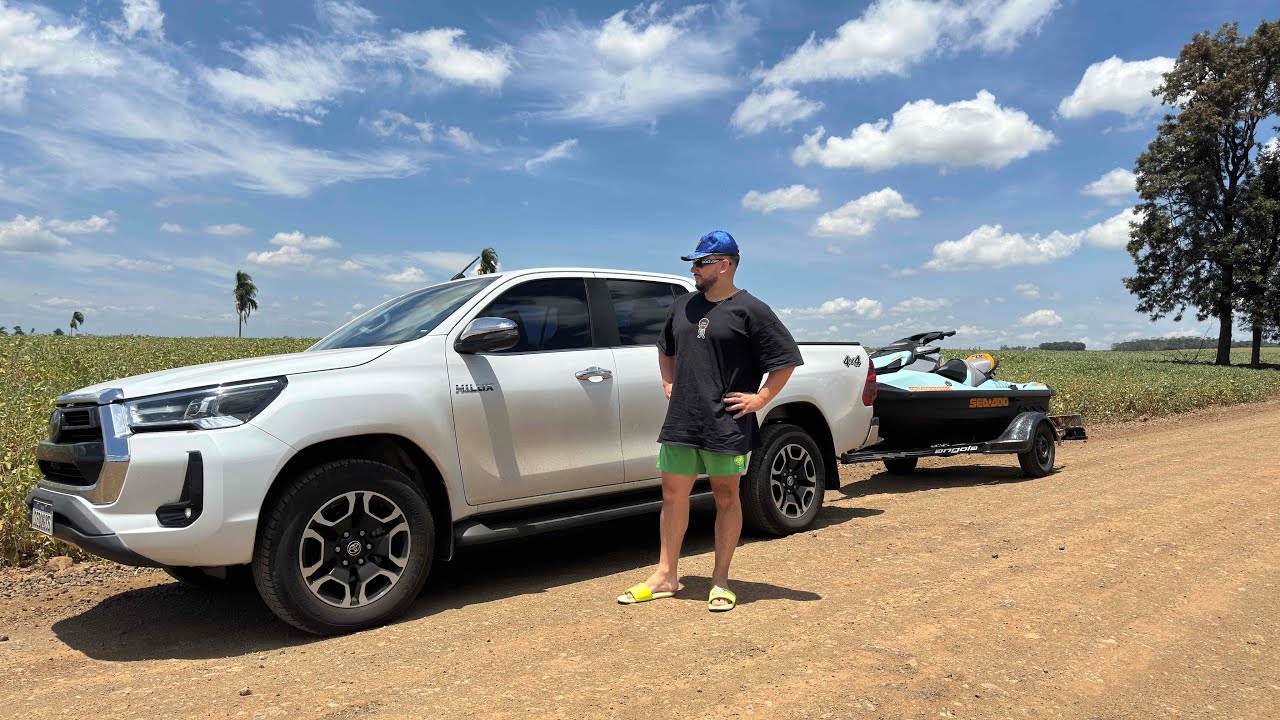 HILUX SRX EM 2024 NA ESTRADA #hilux #toyota #carros #estrada - YouTube