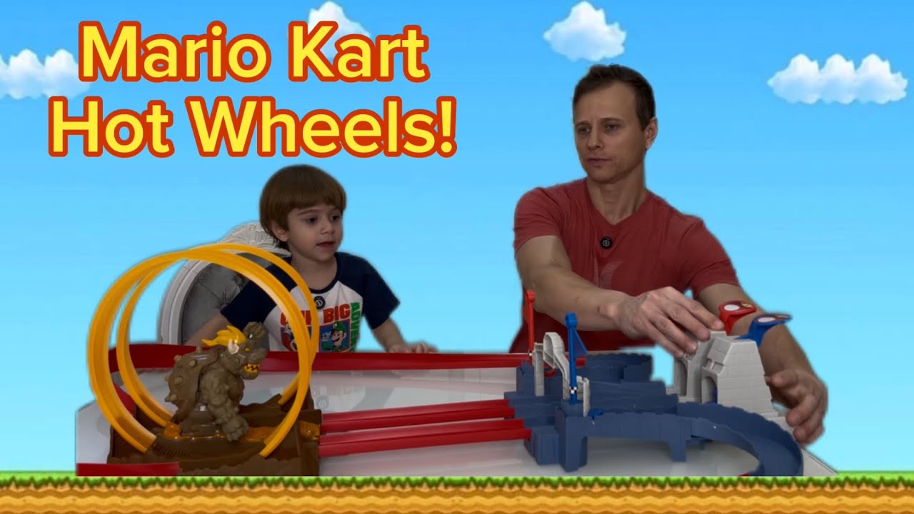🚗💨 Arthur Arthor na Corrida Maluca do Mario Kart Hot Wheels! 🏁🍄 - YouTube