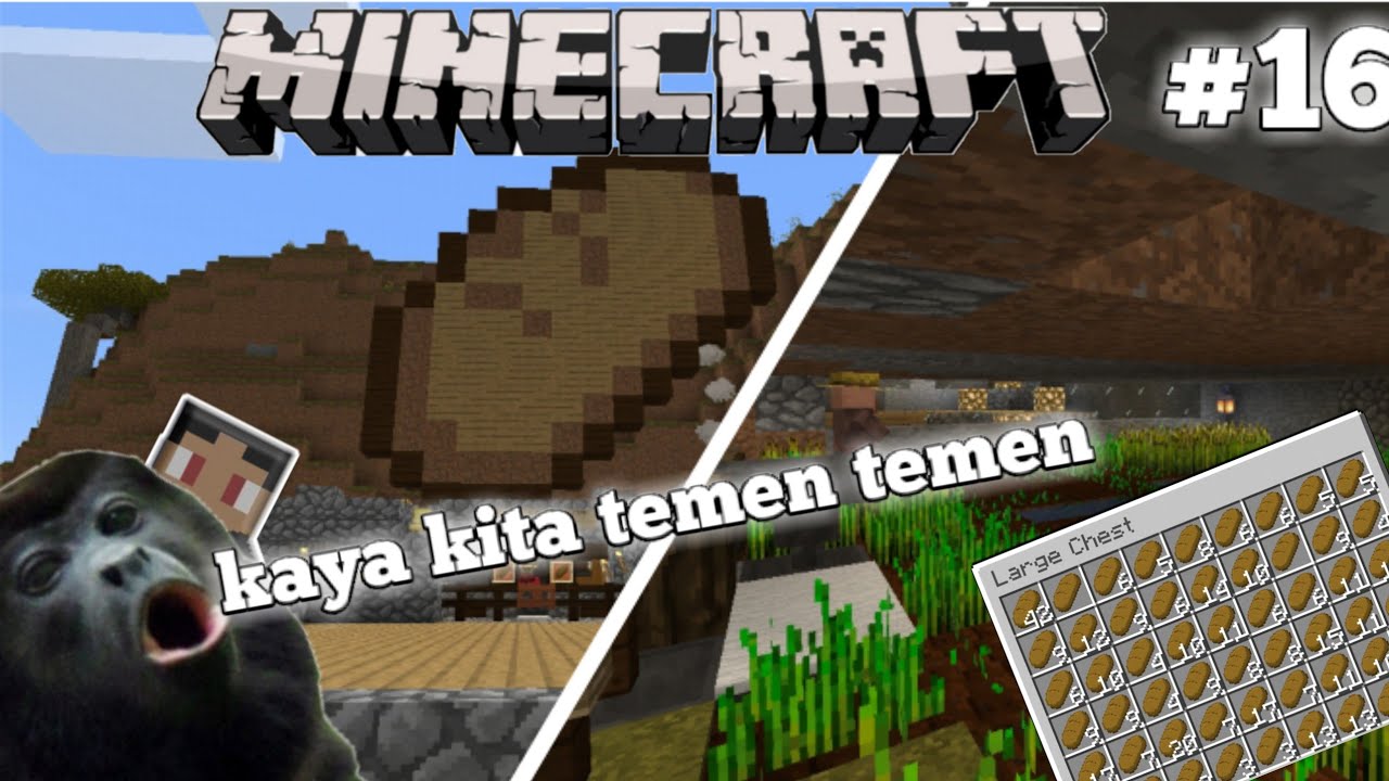 Roti kita unlimited•|minecraft survival #16 - YouTube