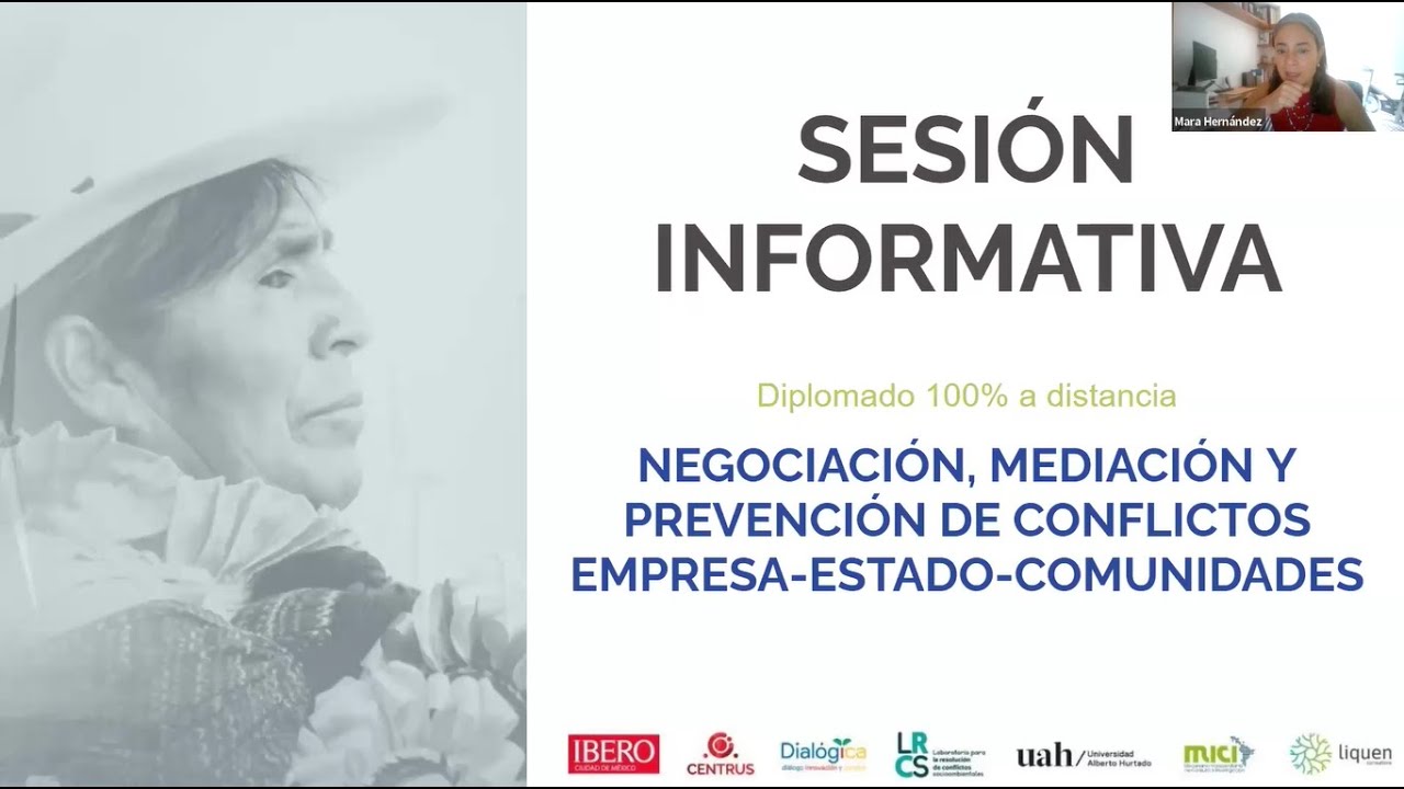 Sesión Informativa Diplomado en Negociación, Mediación y Prevención de ...
