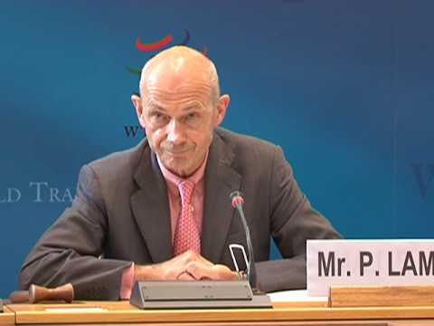 Pascal Lamy - WTO / UNEP Report on trade and climate change - YouTube