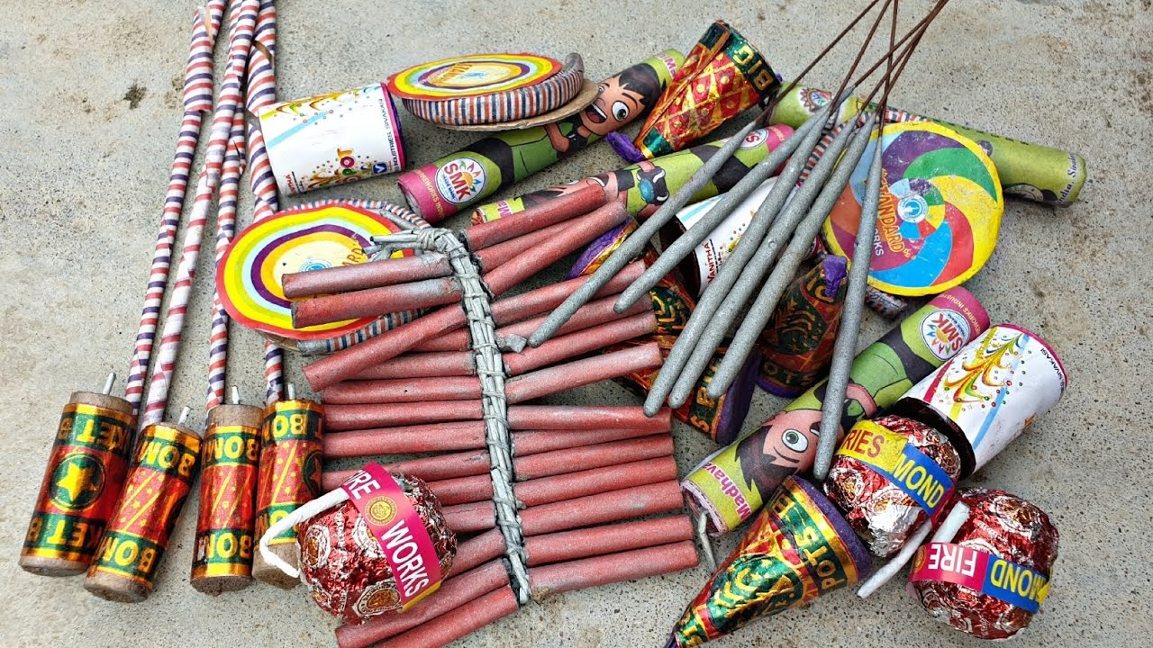 Different types of fireworks testing, viral crackers testing - YouTube