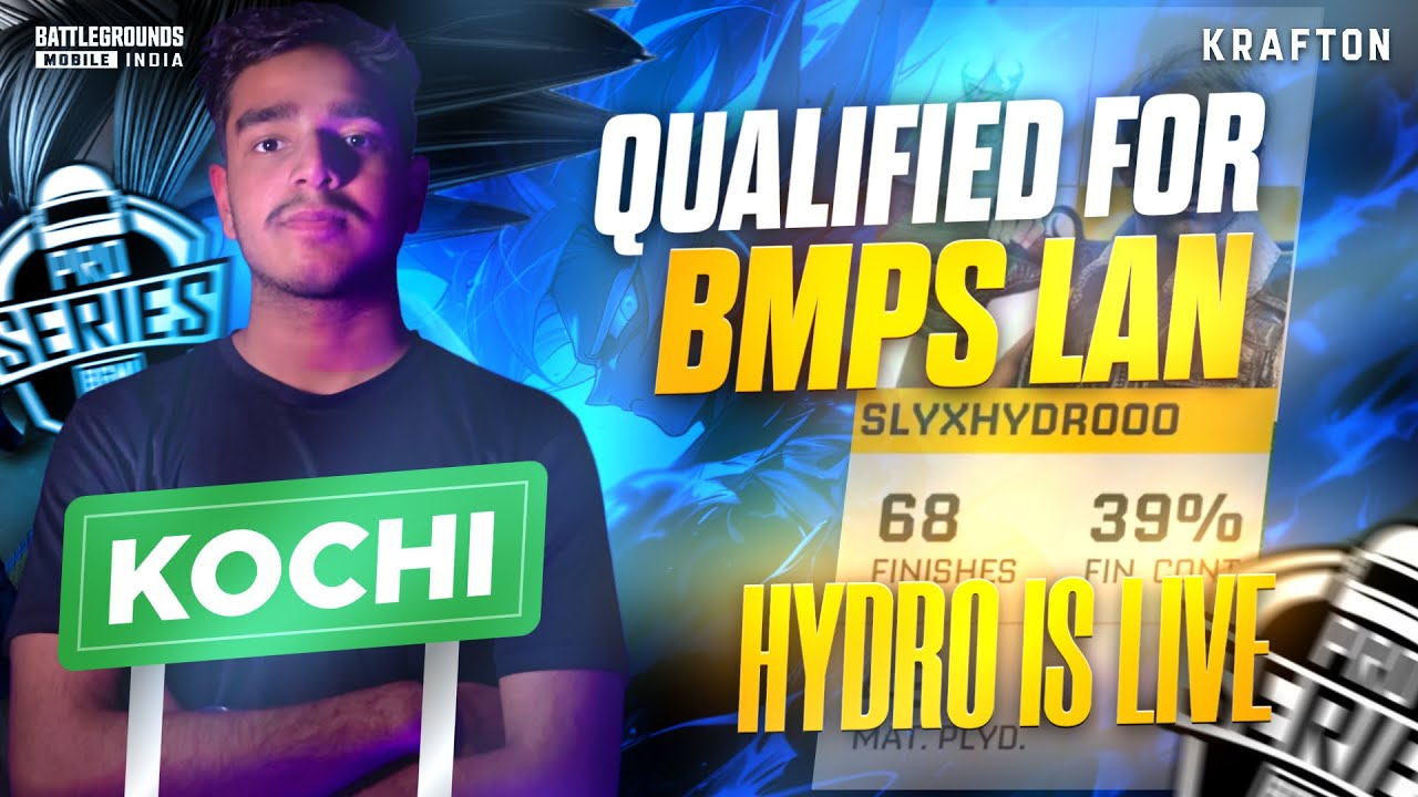 SILLY HYDRO IS LIVE! 🏆 BMPS LAN FINALISTS!🔥 SILLY ESPORTS 🇮🇳 - YouTube