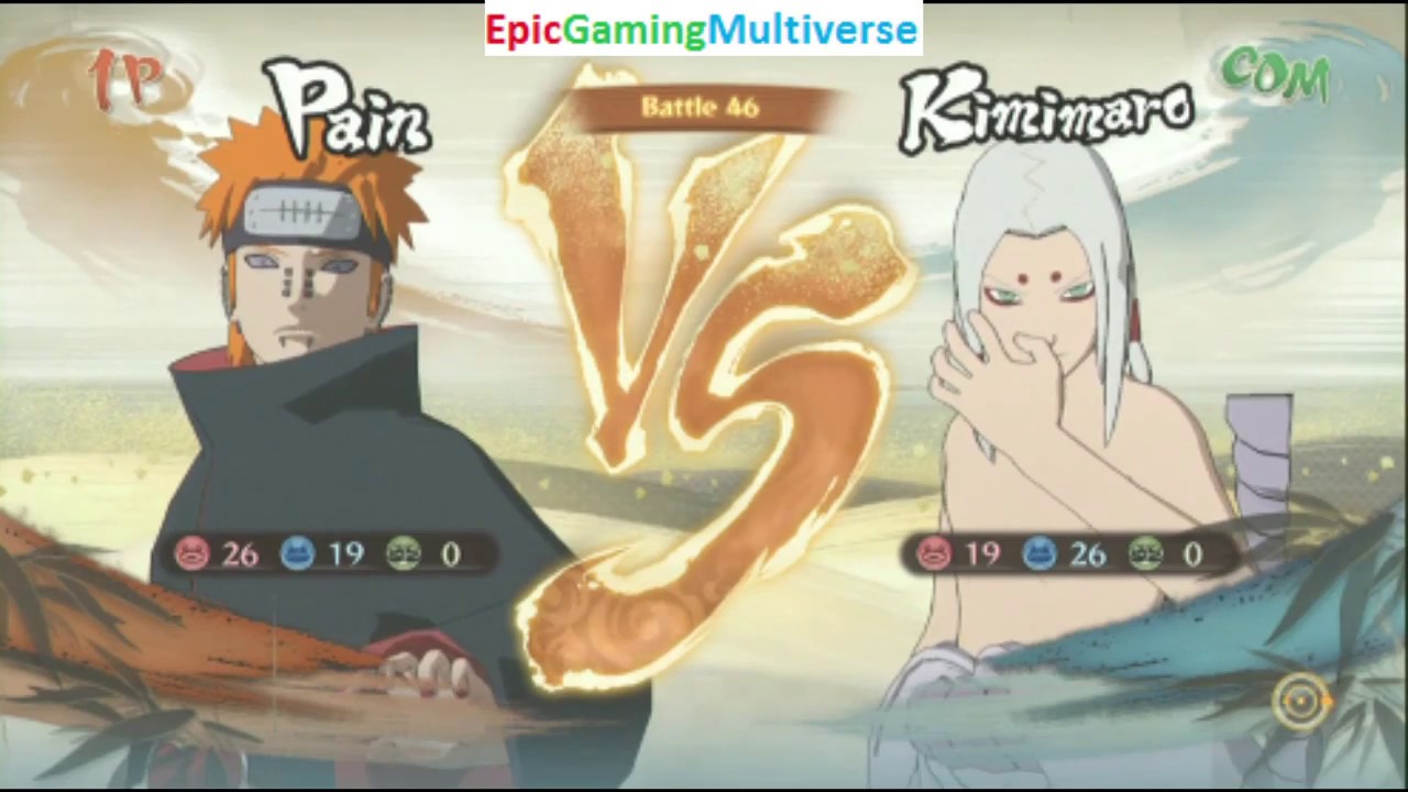 Pain VS Kimimaro In A Naruto Shippuden Ultimate Ninja Storm 4 Match ...