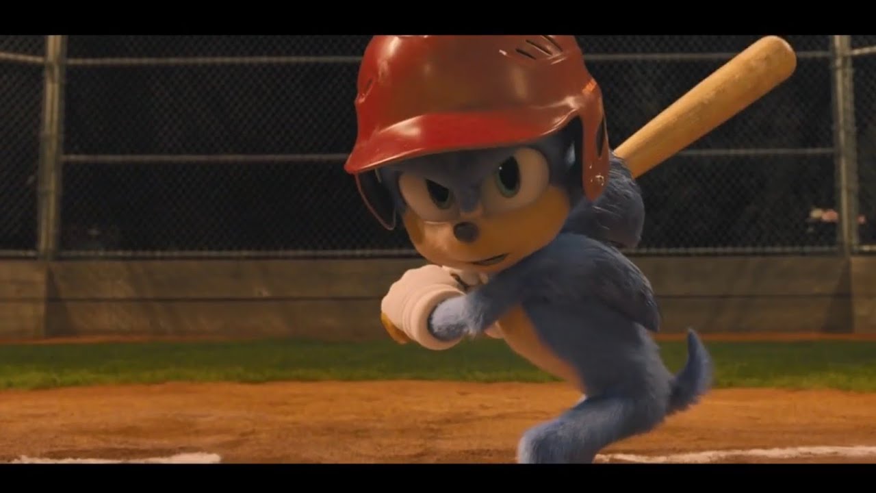Sonic The Hedgehog Baseball Scene|Best Movie Clips - YouTube
