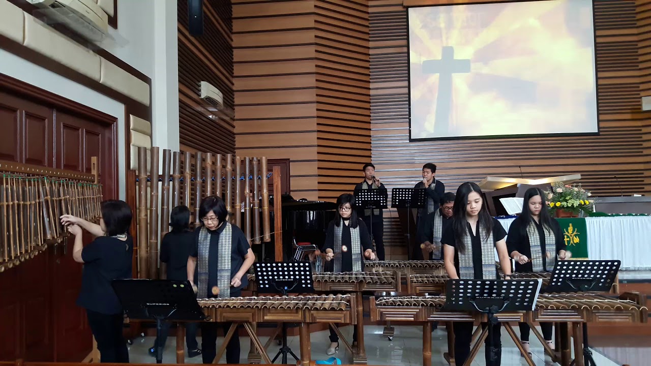 Shout To The Lord - Tim Musik Angklung Nafiri Sion - GKI Manyar Araya ...