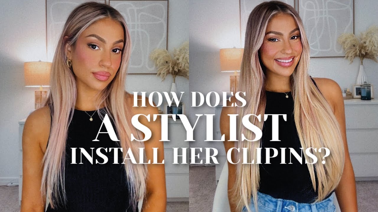 ALL ABOUT CLIP IN EXTENSION | Tips & Tricks with installing clip in ...