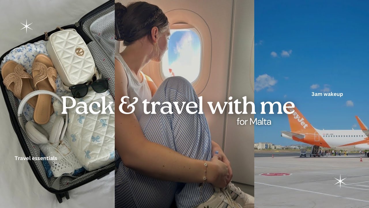 travel & pack with me for Malta!! ️ | What I bring, flying to Malta ...