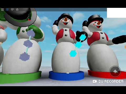 Roblox spinning snowflake snowman part 4 - YouTube