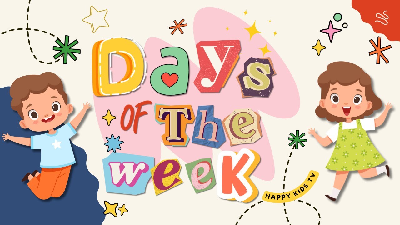 Days of the Week Song | 7 days of the week | nursery rhymes | kids ...